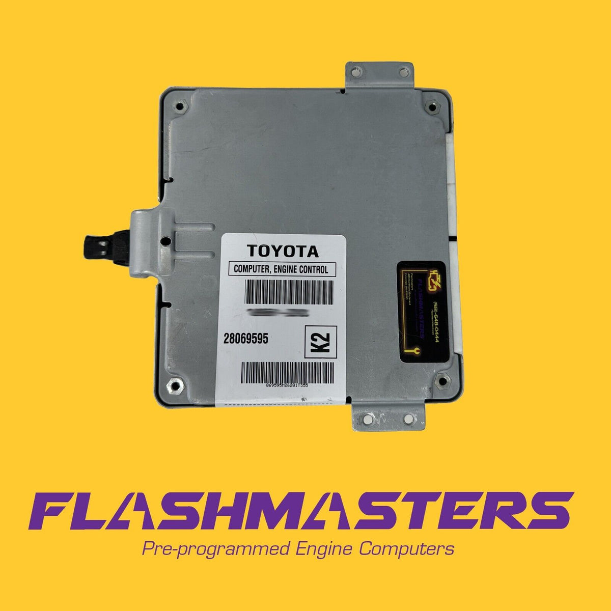 2008 Matrix Engine computer 89661-02R50 "Programmed to your VIN" ECM PCM ECU – Flashmasters (513 ...