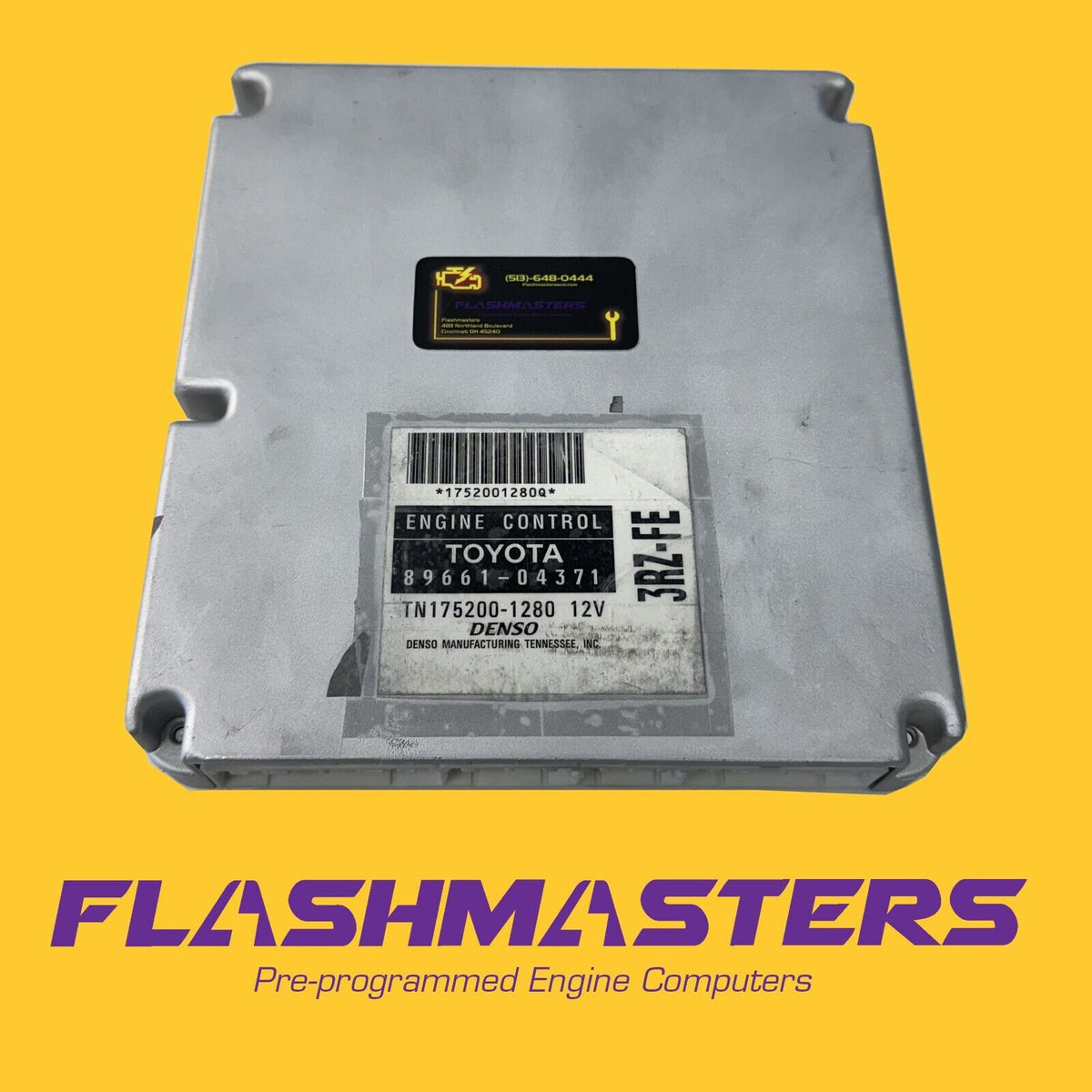 2001-2002 Corolla 1.8L Engine computer 89661-02802 "Plug & Play" ECM PCM ECU – Flashmasters (513 ...